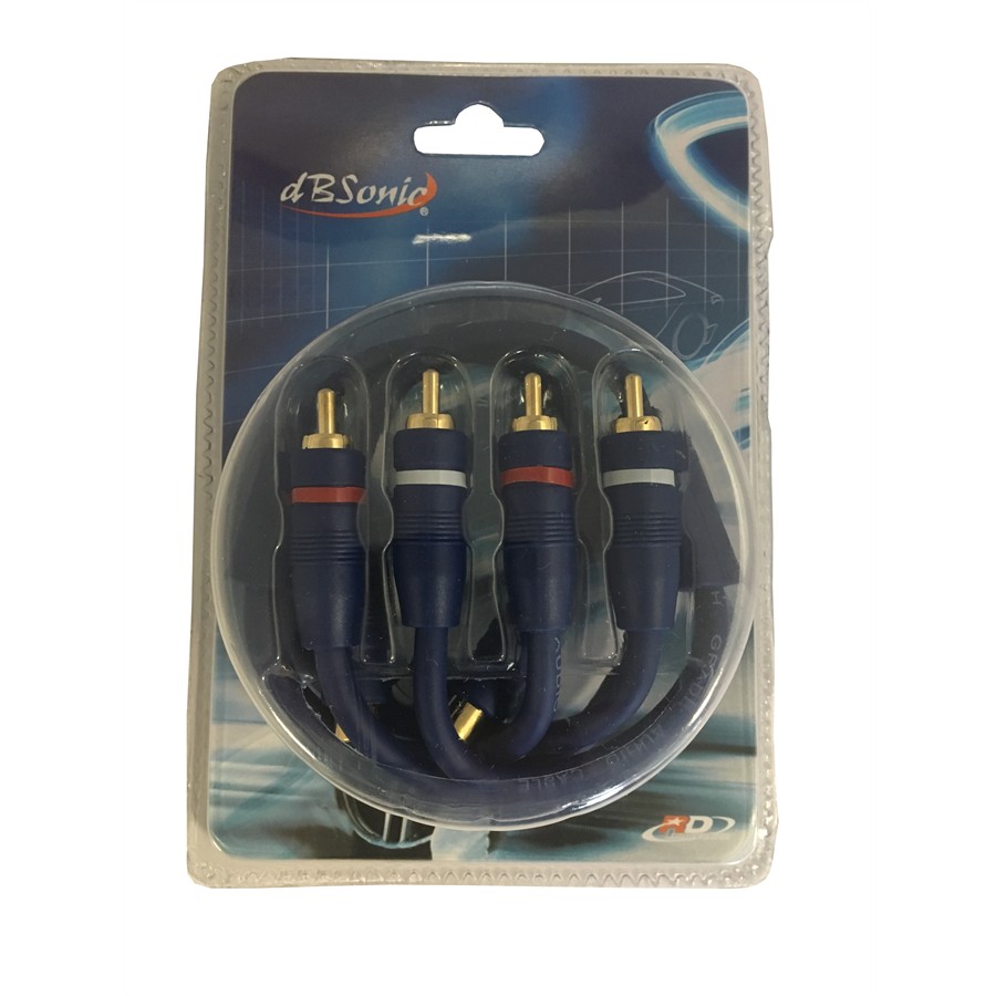 2 RCA Y double blindage DBSONIC 1 femelle 2 mâles - Auto5