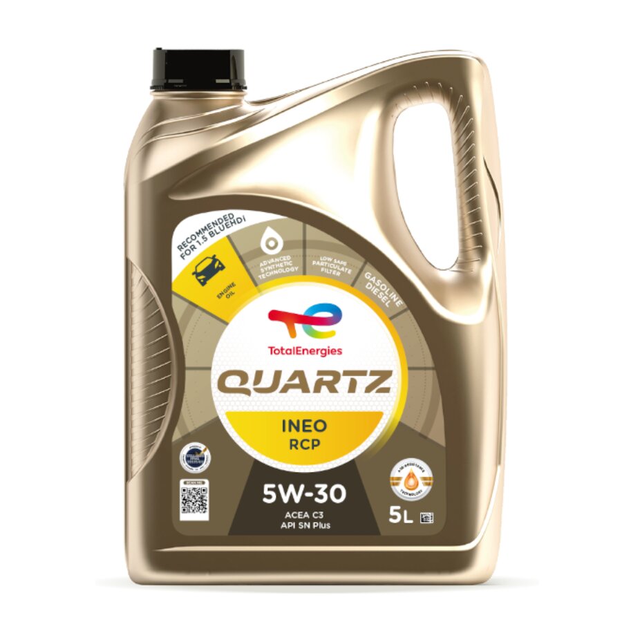 Benzine- en dieselmotorolie TOTALENERGIES Quartz Ineo RCP 5W30 5 liter ...