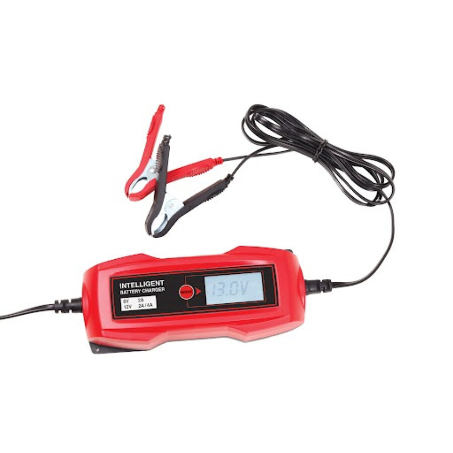Slimme batterijlader auto en motor 4 A 6/12 V - Auto5