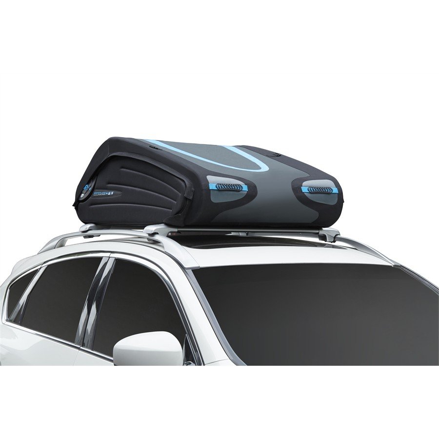 Opplooibare dakkoffer NORAUTO Bermude 3400 Flex zwart 340 l - Auto5