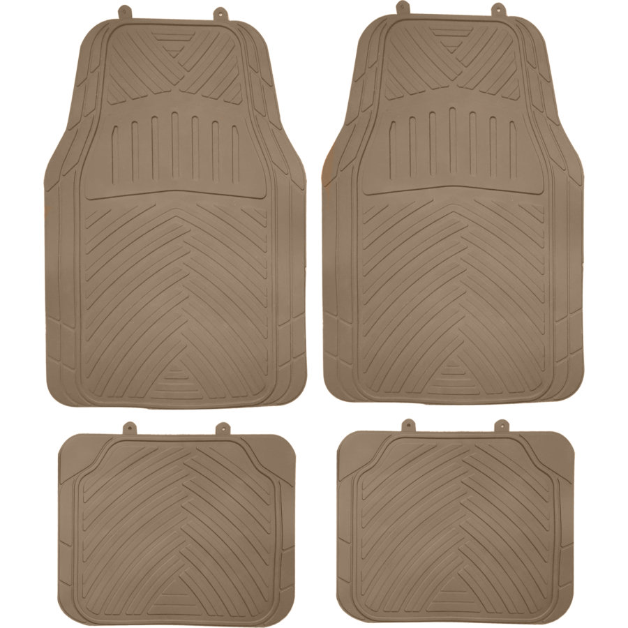 Complete set NORAUTO universele beige automatten van PVC - Auto5