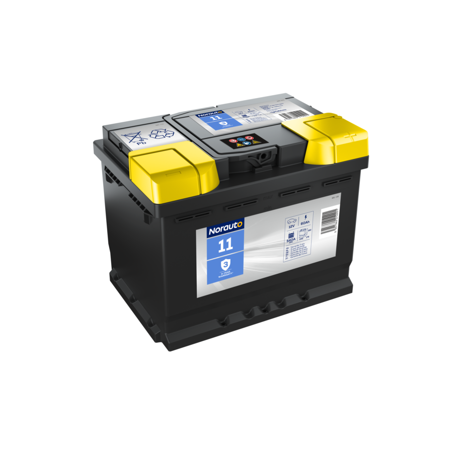 Autobatterij NORAUTO BV11 60 Ah - 540 A - Auto5