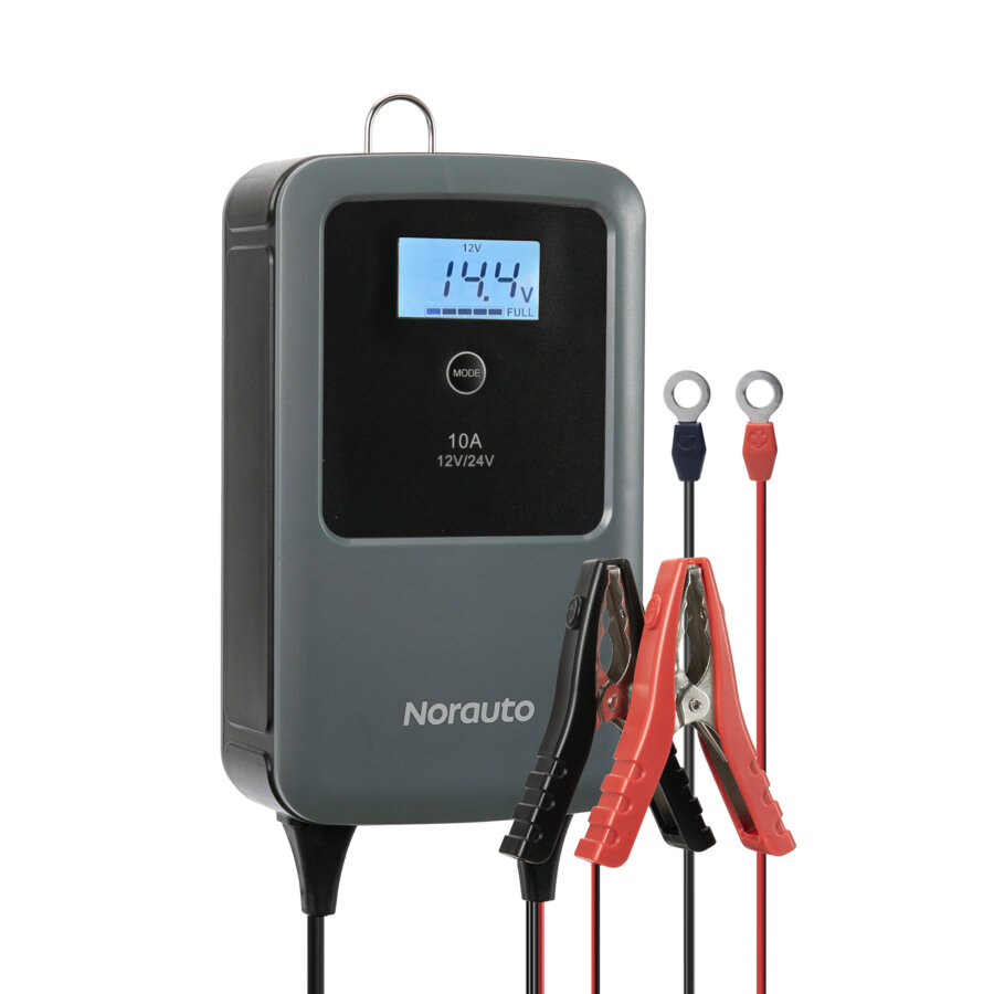 Acculader NORAUTO 12V/24V 10A - Auto5