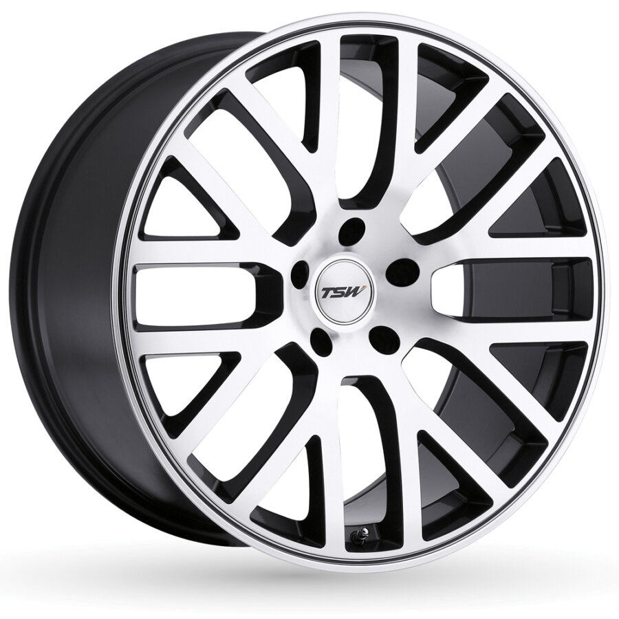 Aluminium velg TSW DONINGTON 8x18 5x114 ET20 Grijs, gepolijste rand - Auto5