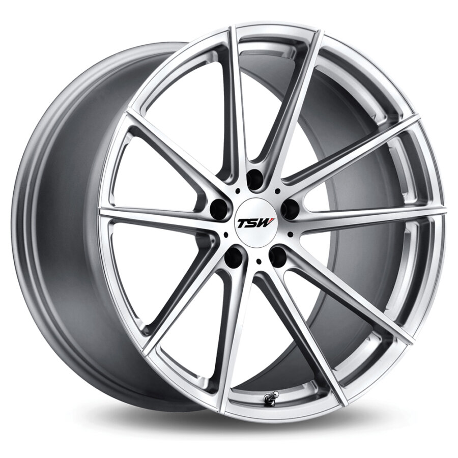 Jante alu TSW BATHURST 8x17 5x114.3 ET40 Silver face polie - Auto5