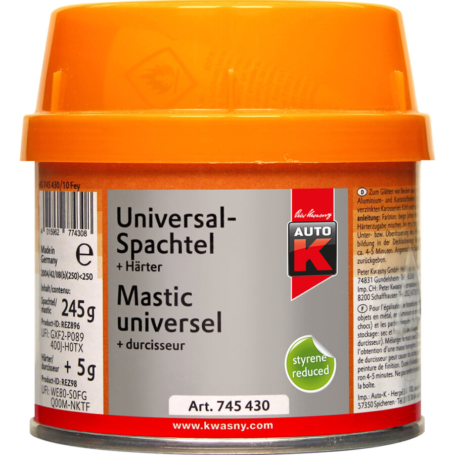 Auto-K Universele Vullende Stopverf 250 g - Auto5
