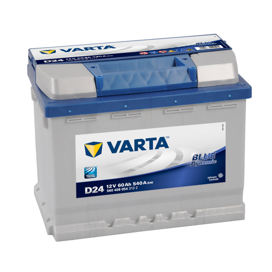 Autobatterij VARTA D24 Blue Dynamic 60 Ah - 540 A - Auto5