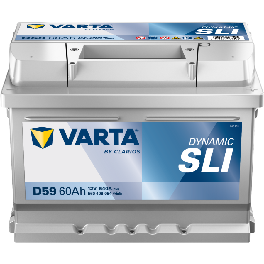 Autobatterij VARTA D59 Blue Dynamic 60 Ah - 540 A - Auto5