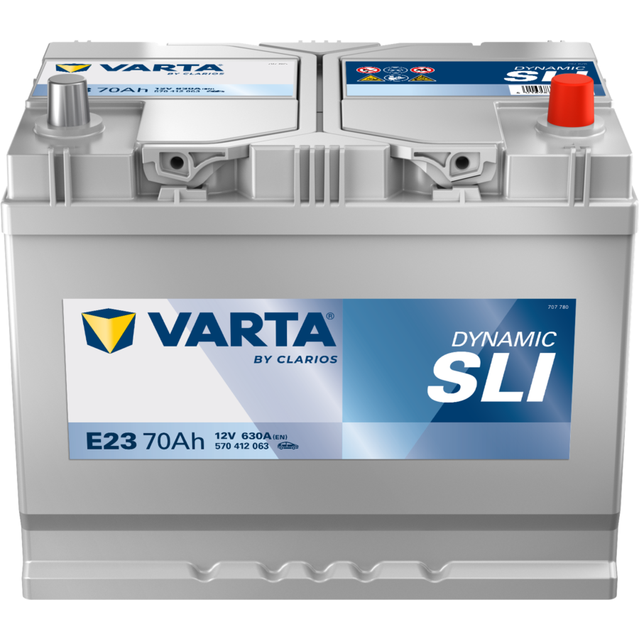 Autobatterij VARTA E23 Blue Dynamic 70 Ah - 630 A - Auto5