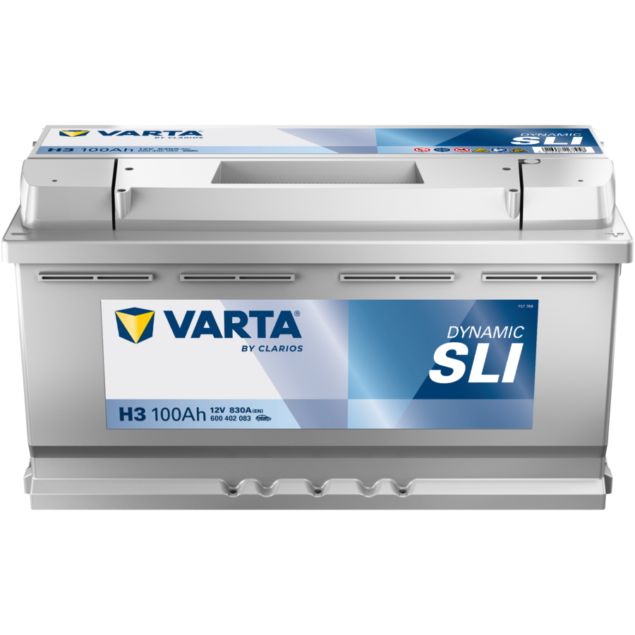 Autobatterij VARTA H3 Silver Dynamic 100 Ah - 830 A - Auto5