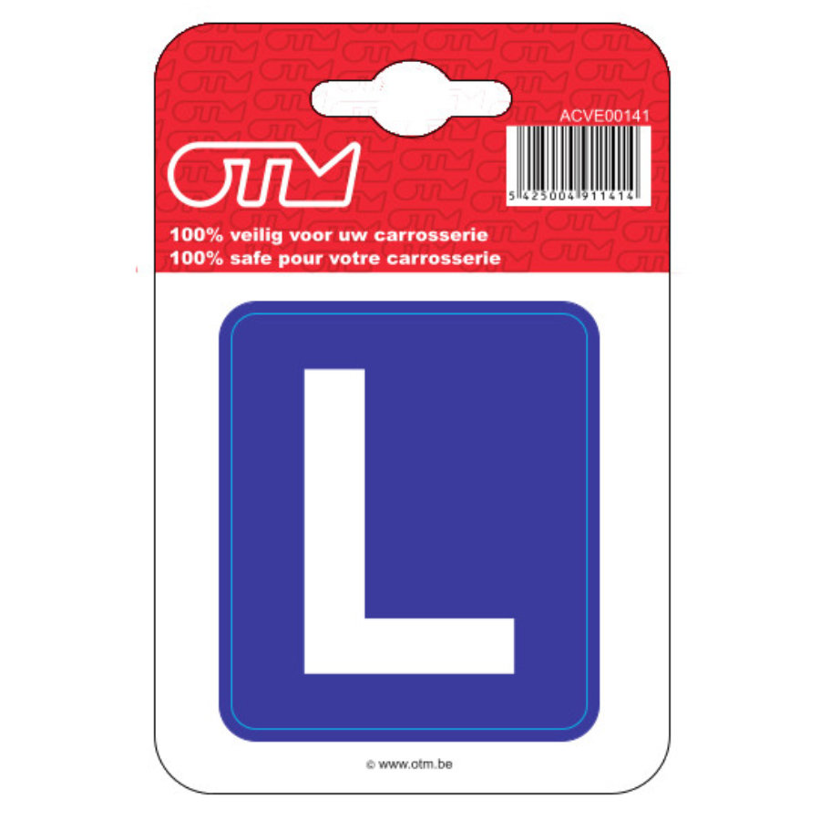 Sticker L voor motor - Auto5