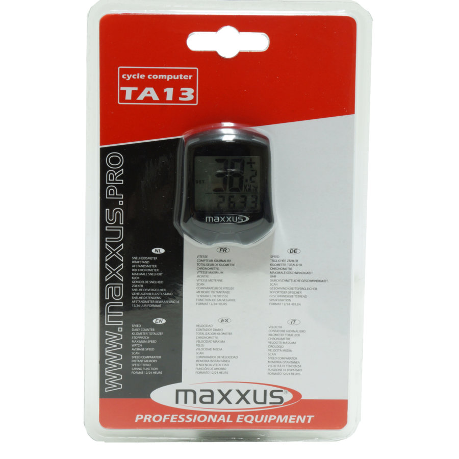 MAXXUS fietscomputer met 13 functies - Auto5