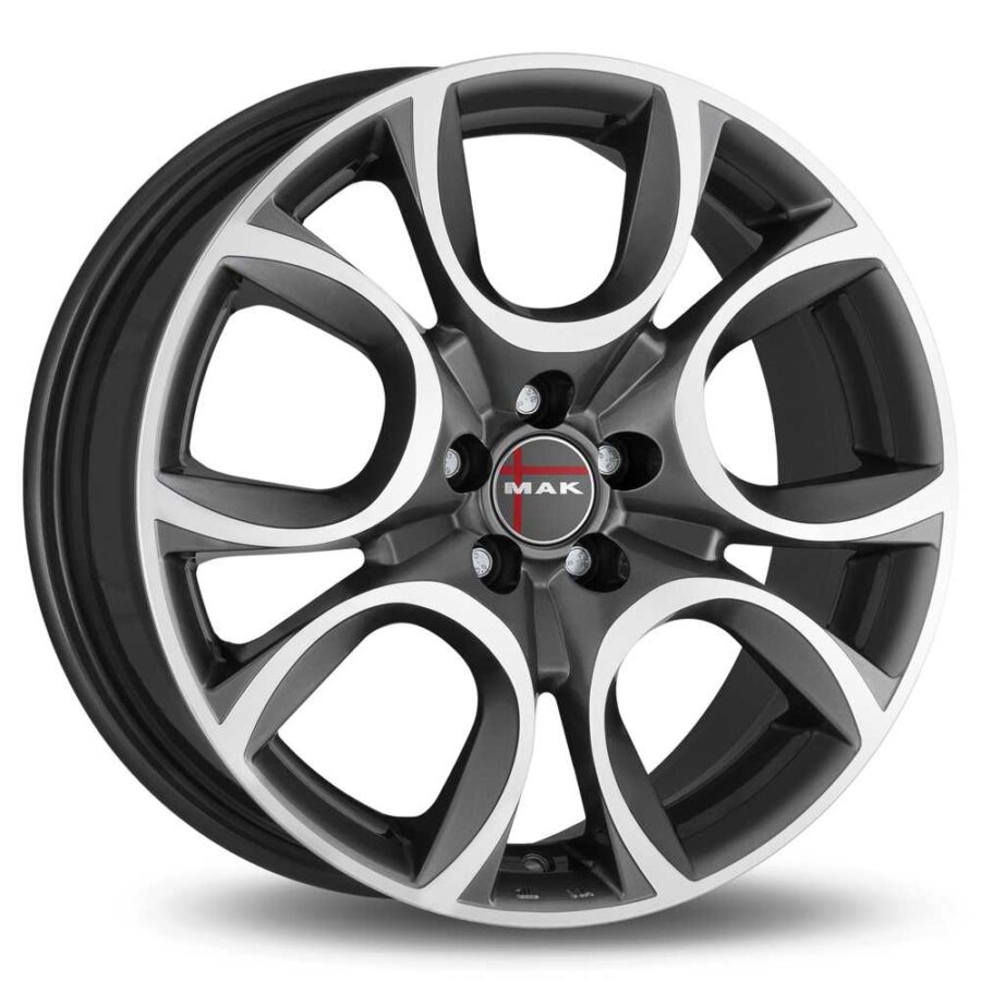 Aluminium velg MAK TORINO 5.5x14 4x98 ET35 Zilvercoating - Auto5