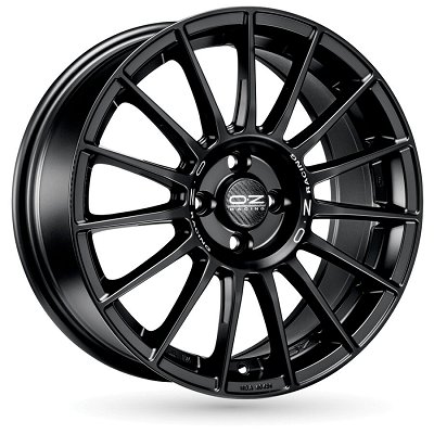 Aluminium velg OZ SUPERTURISMO LM 7.5x17 5x100 ET35 Mat zwart zilveren ...