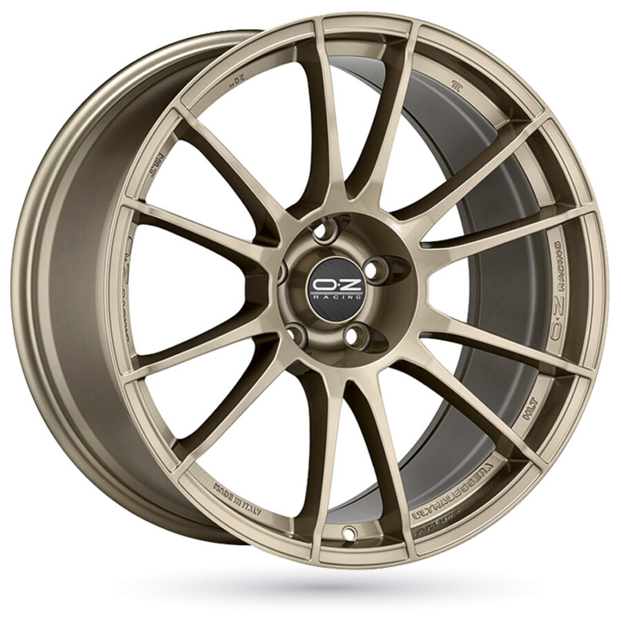Aluminium velg OZ ULTRALEGGERA HLT 8.5x20 5x130 ET55 Wit/goud - Auto5