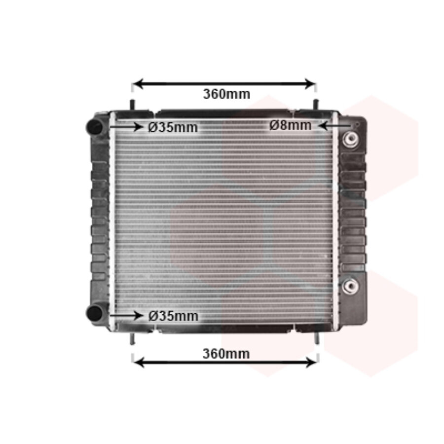 Koelradiator VAN WEZEL - Auto5