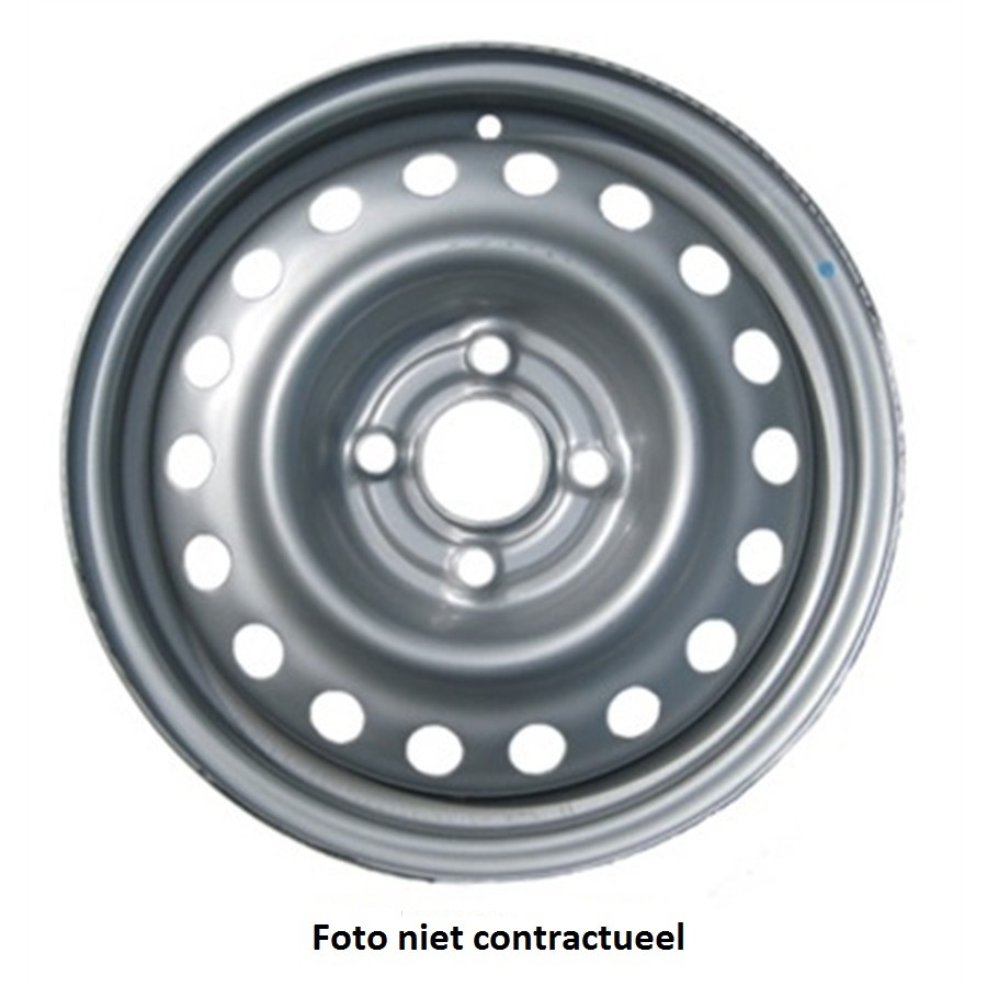 Stalen velg 15 inch - 5 Gaten - 6X15 5X100 ET38 AL57.1 - Auto5