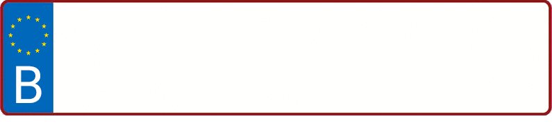 Nummerplaat vervangen - De configurator van Auto 5