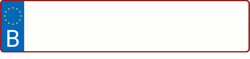 Nummerplaat vervangen - De configurator van Auto 5